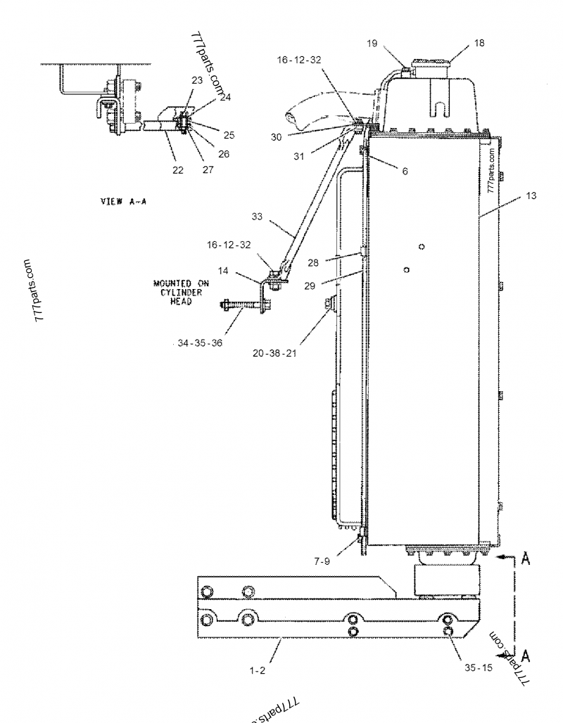 7U4349 RADIATOR GROUP Caterpillar Spare Part, 54% OFF