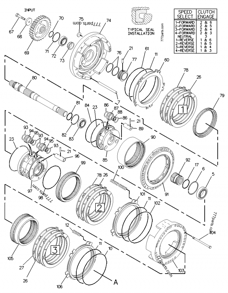 8P2052 SEAL-RING - Caterpillar spare part | 777parts.com