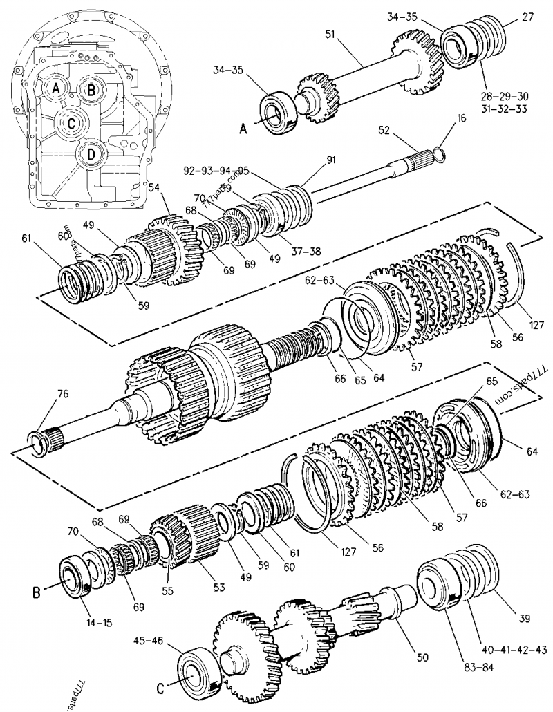 1221874 SEAL-O-RING - Caterpillar spare part | 777parts.com