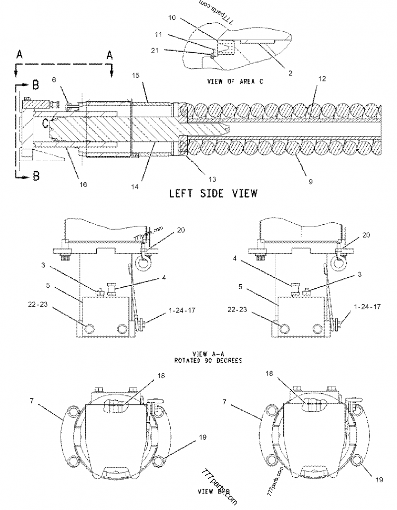 8T2185 SEAL-SPECIAL - Caterpillar spare part | 777parts.com
