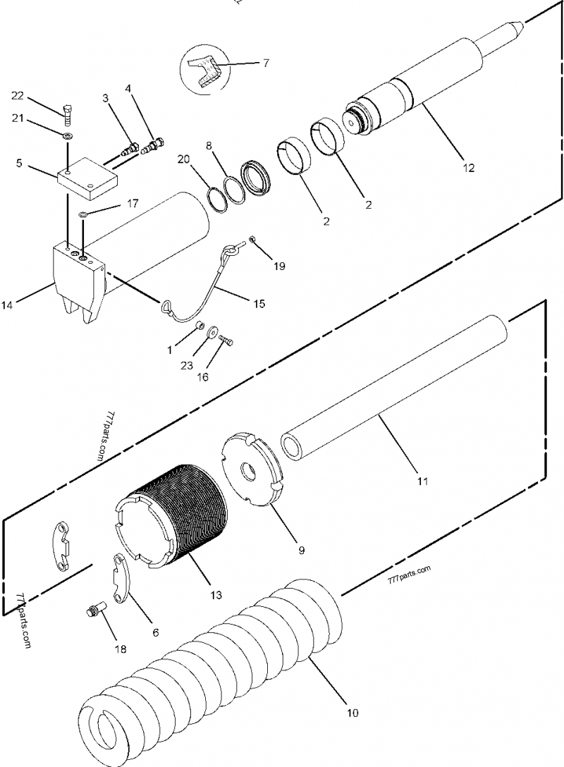 8T2185 SEAL-SPECIAL - Caterpillar spare part | 777parts.com