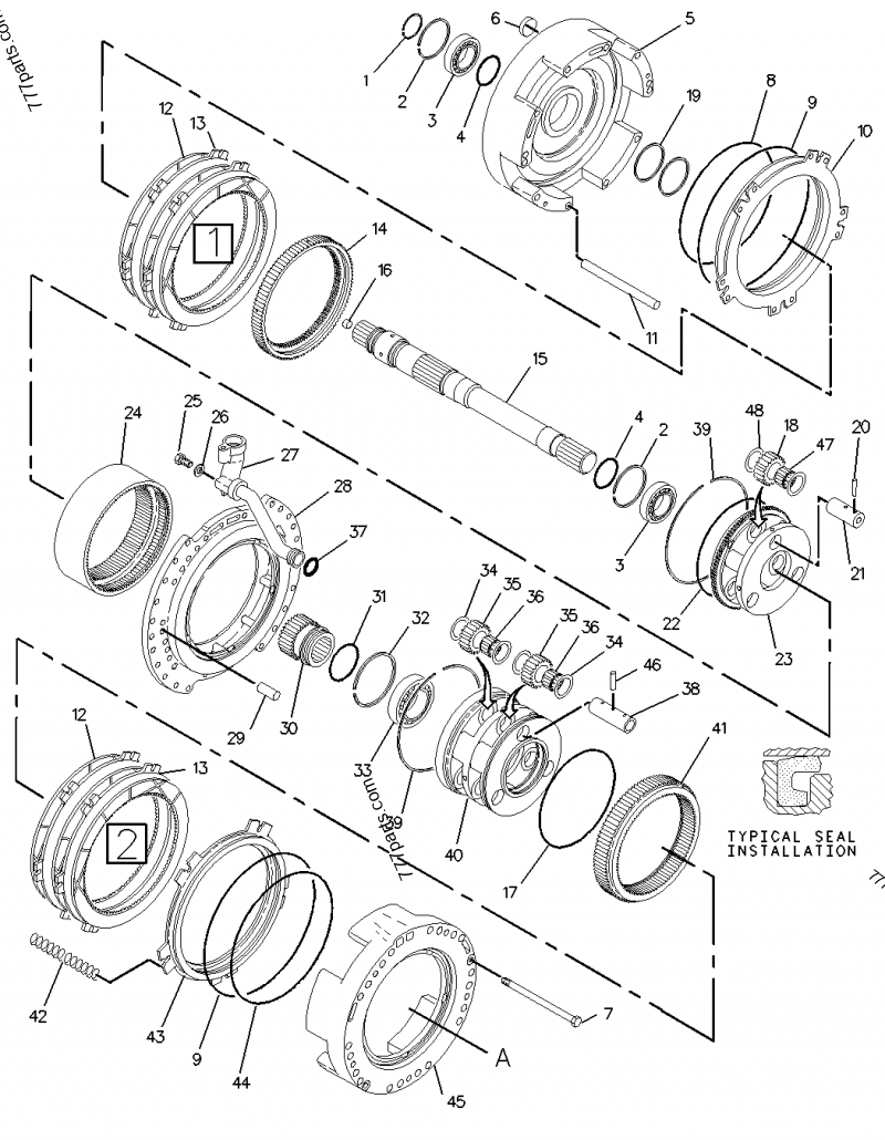 9G0286 RING-SEAL - Caterpillar spare part | 777parts.com