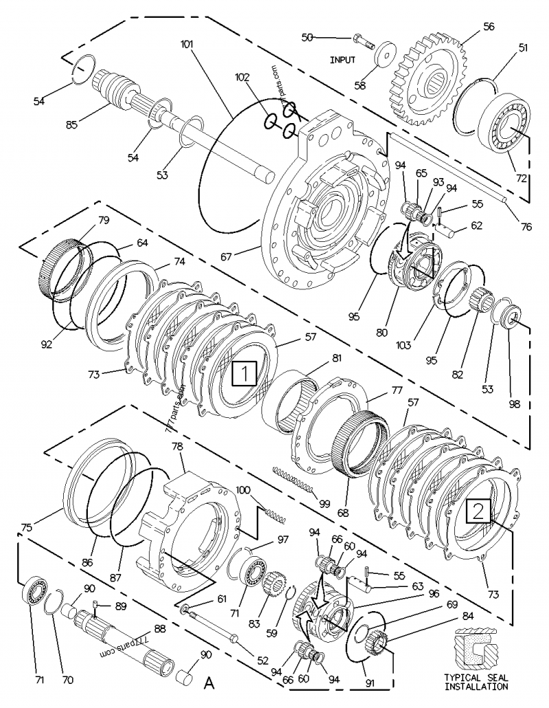 9G1491 CARRIER-PLANETARY - Caterpillar spare part | 777parts.com