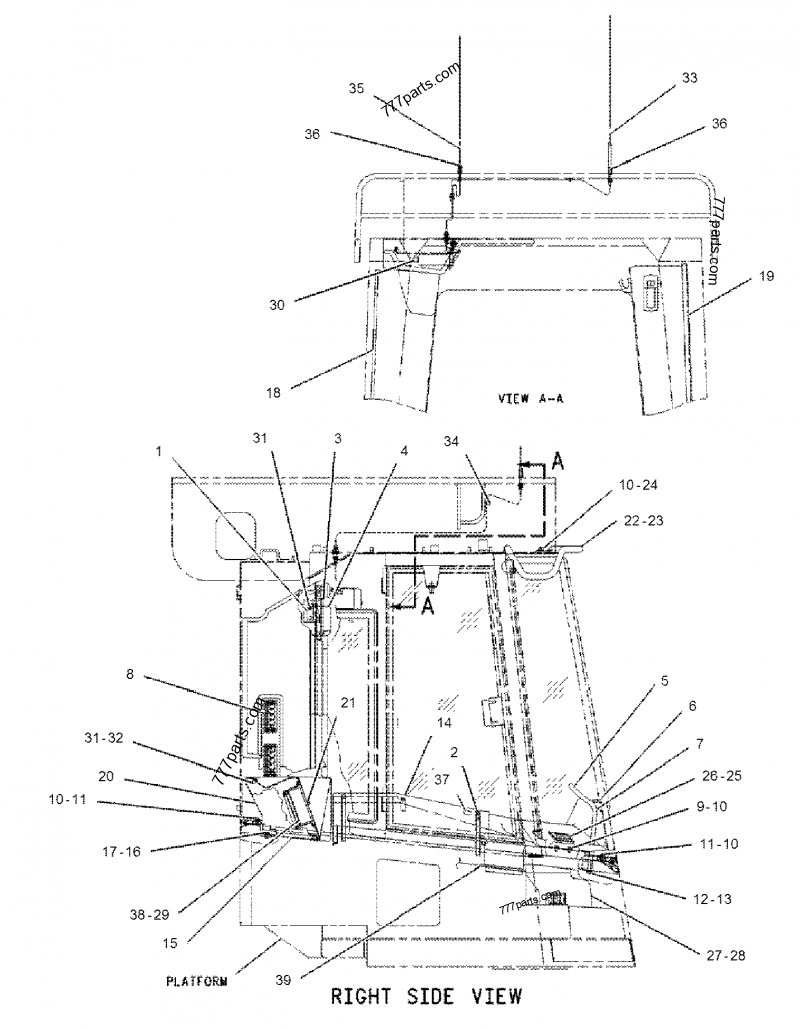 1238725 INSULATION-RH - Caterpillar spare part | 777parts.com