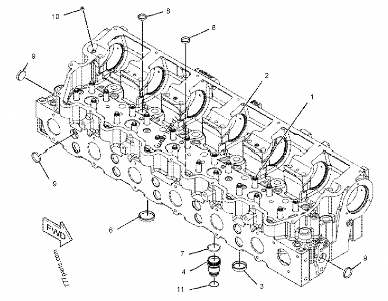 9X7430 SEAL-O-RING - Caterpillar spare part | 777parts.com