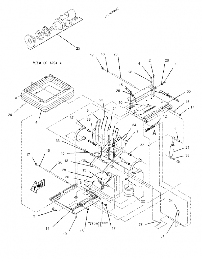 TETHER - Caterpillar spare part | 777parts.com