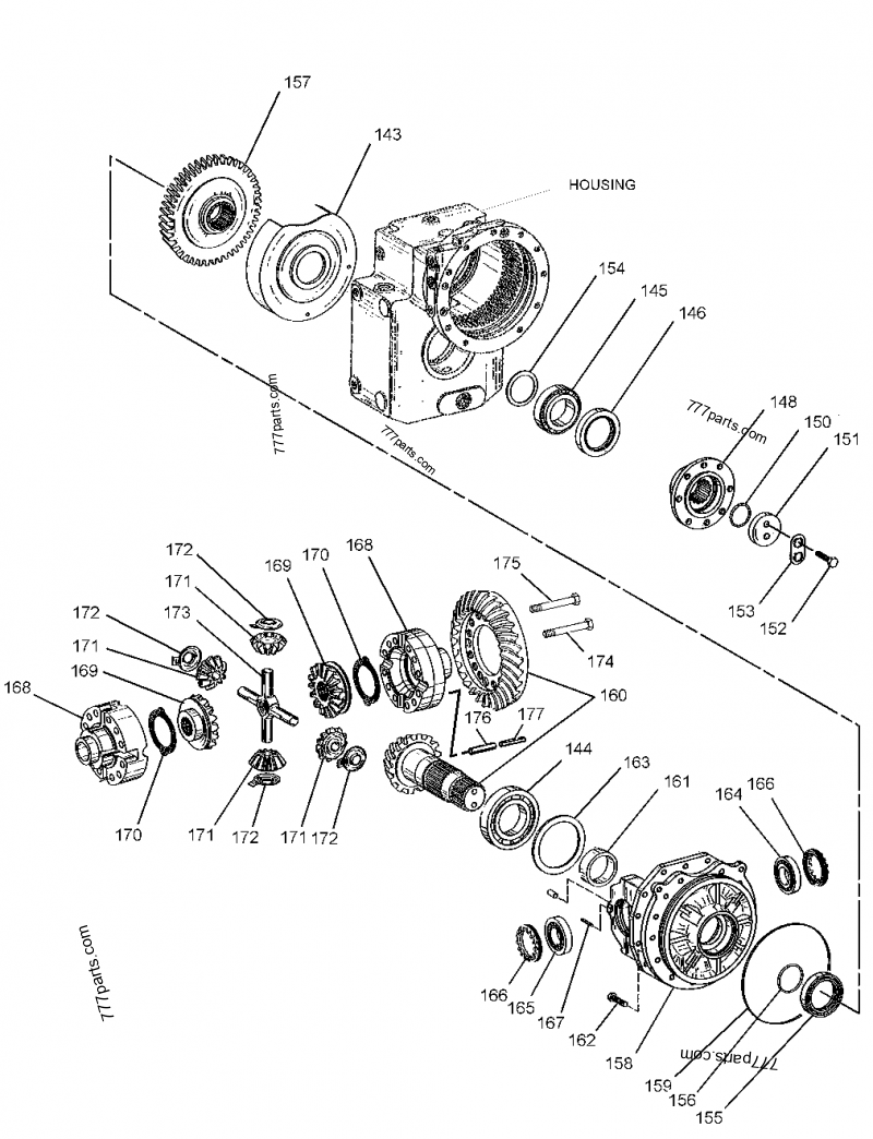 1353020 GEAR - Caterpillar spare part | 777parts.com