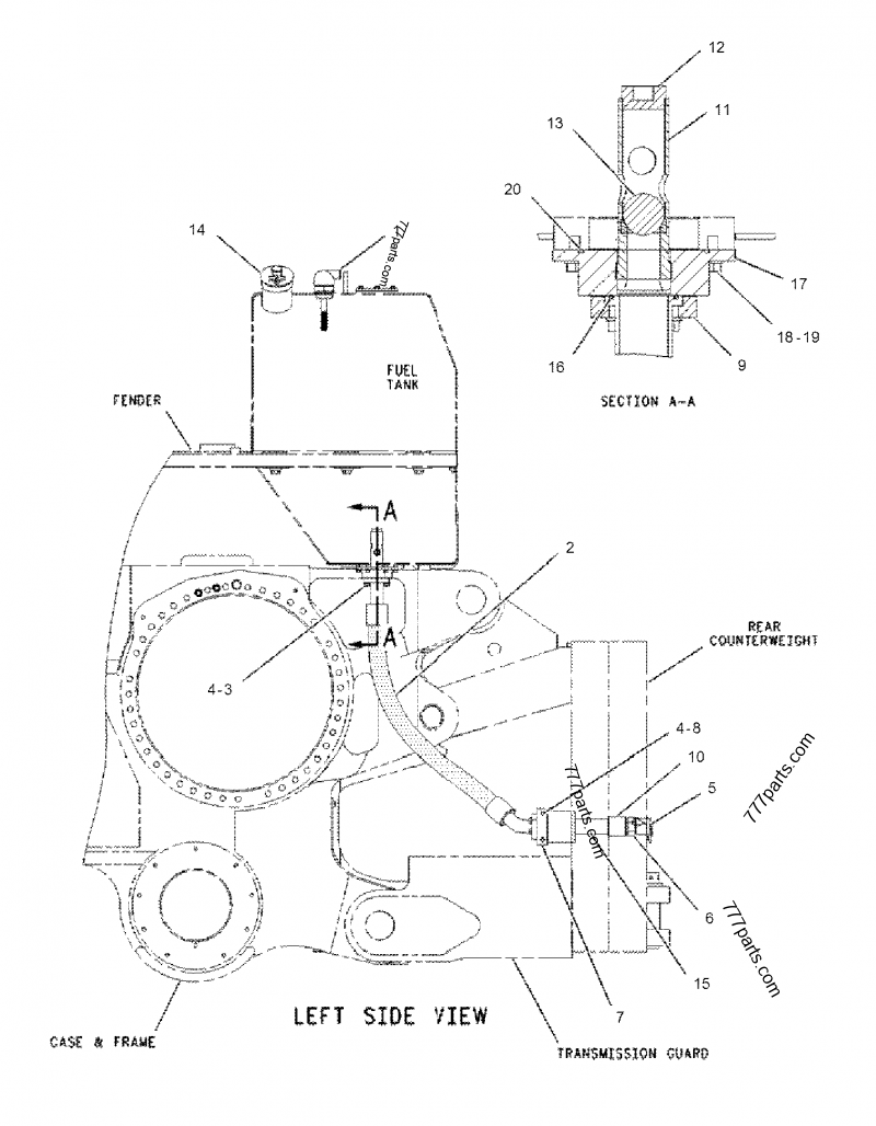 0220234 COUPLING - Caterpillar spare part | 777parts.com