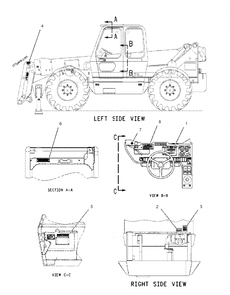 1489911 FILM-NOTICE - Caterpillar spare part | 777parts.com