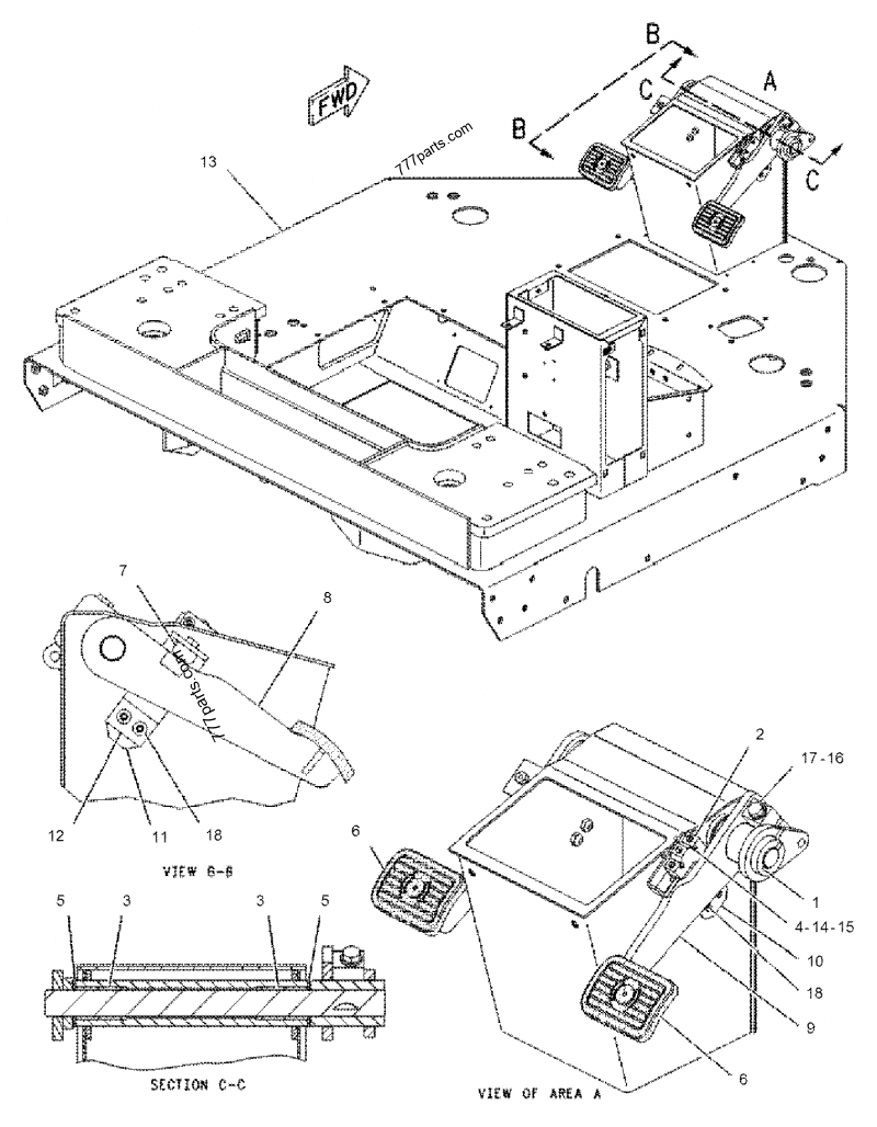 1512090 PLATE - Caterpillar spare part | 777parts.com