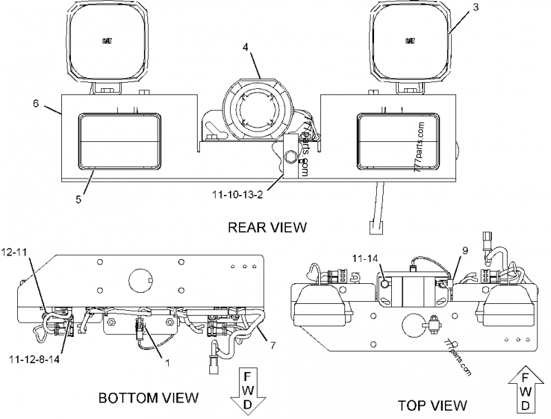 1517851 LATCH-DRAWBAR - Caterpillar spare part | 777parts.com