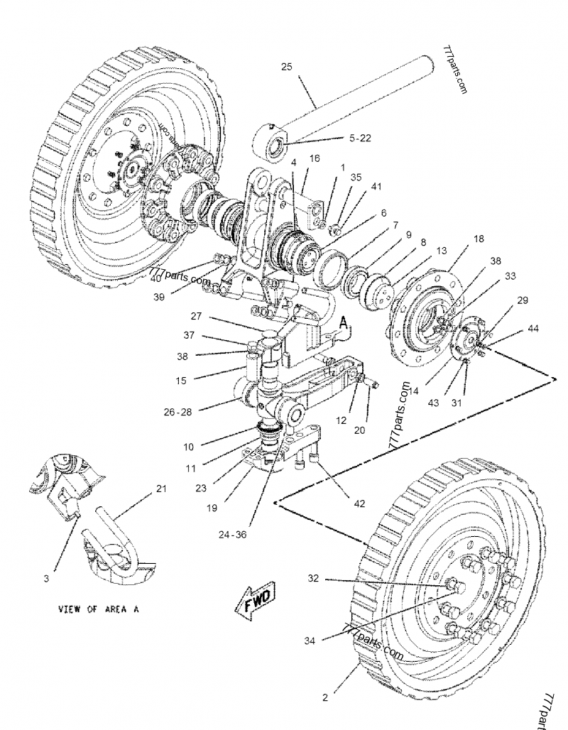 0901110 BEARING - Caterpillar spare part | 777parts.com