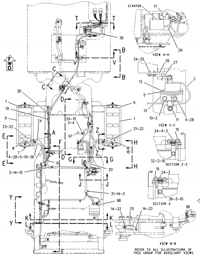 1535700 BATTERY - Caterpillar spare part | 777parts.com