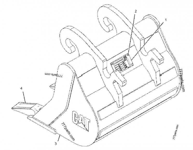 1542704 PLATE-INSTRUCTION - Caterpillar spare part | 777parts.com