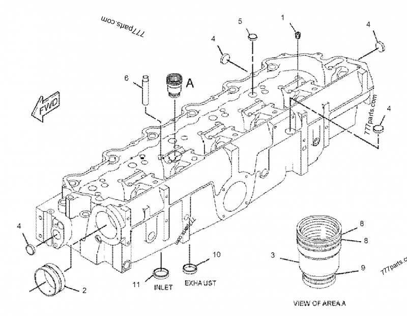 1662904 SEAL-O-RING - Caterpillar spare part | 777parts.com