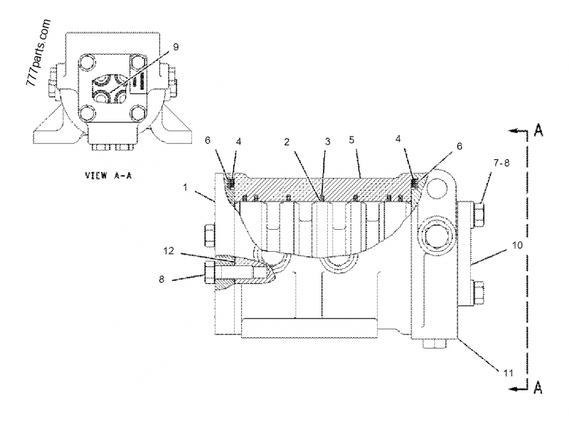 1731007 SEAL - Caterpillar spare part | 777parts.com