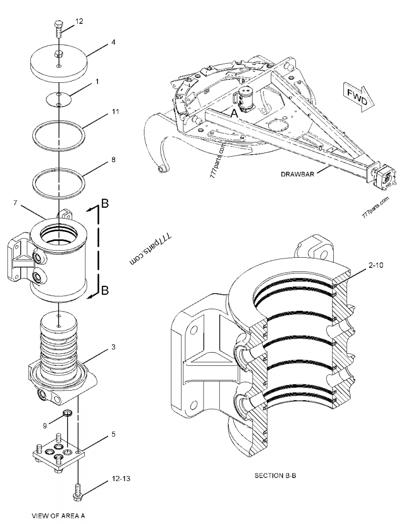 1731007 SEAL - Caterpillar spare part | 777parts.com