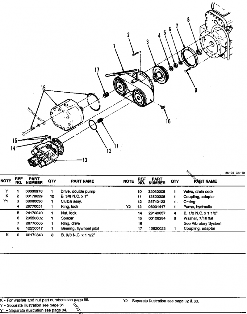 06000030 CLUTCH ASSEMBLY - Caterpillar spare part | 777parts.com