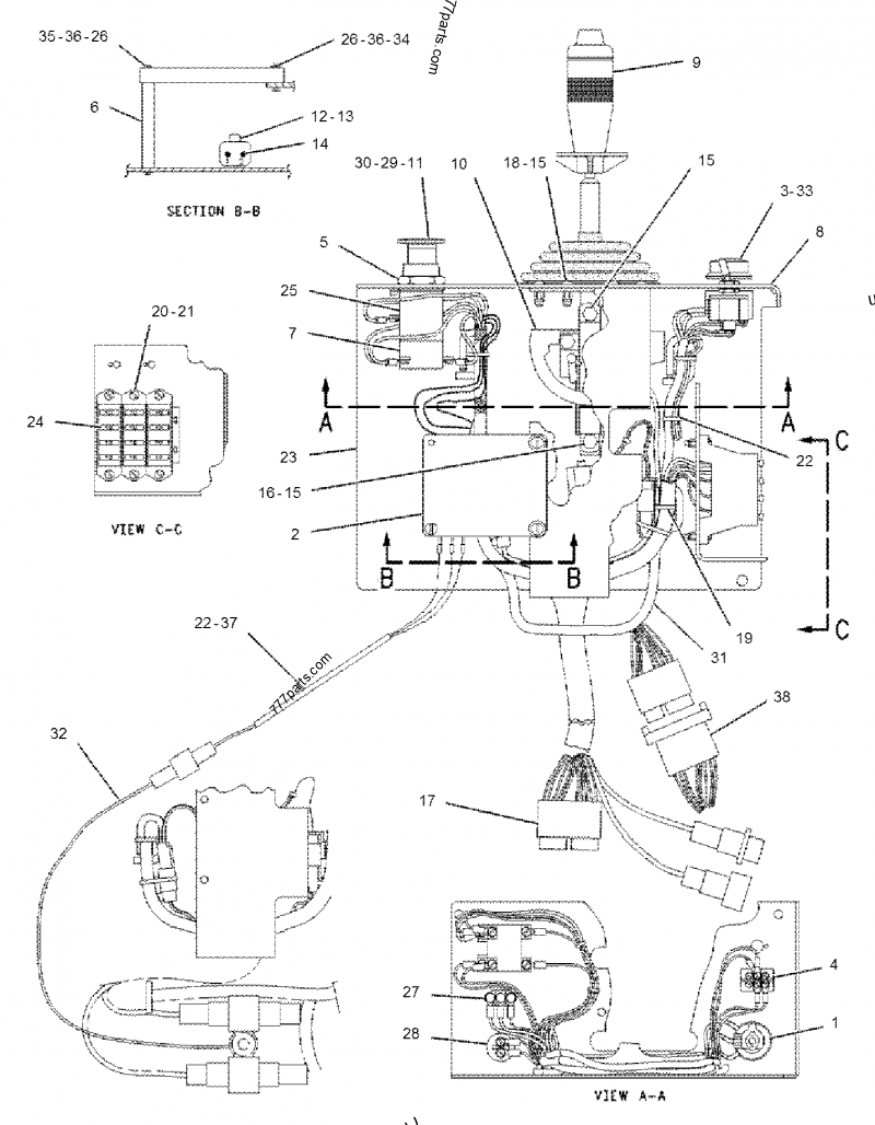 0668391 TERMINAL-BLADE - Caterpillar spare part | 777parts.com