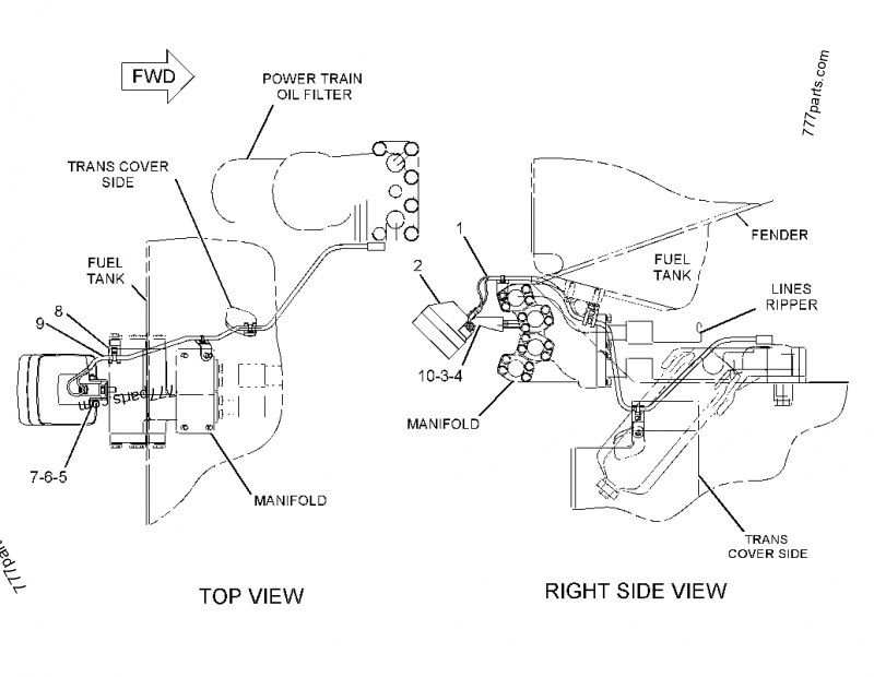 2061052 PANEL GROUP-RELAY - Caterpillar spare part | 777parts.com