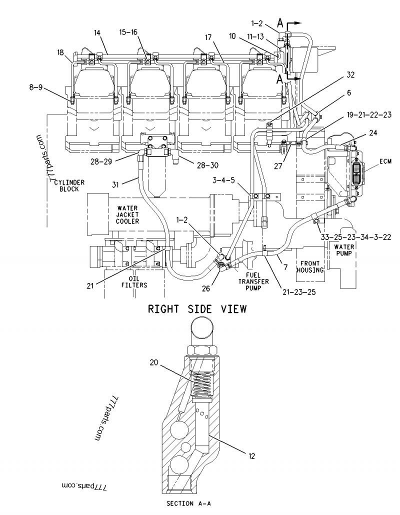 1014135 PIN-SPRING - Caterpillar spare part | 777parts.com