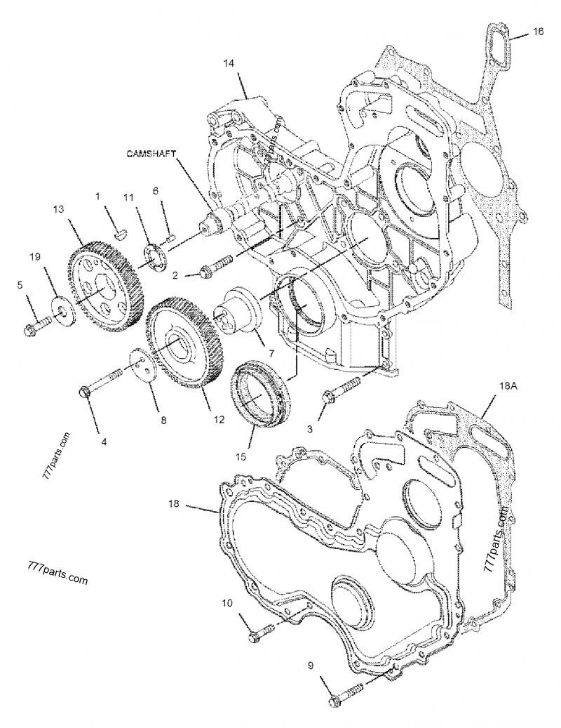 2258287 GASKET - Caterpillar spare part | 777parts.com