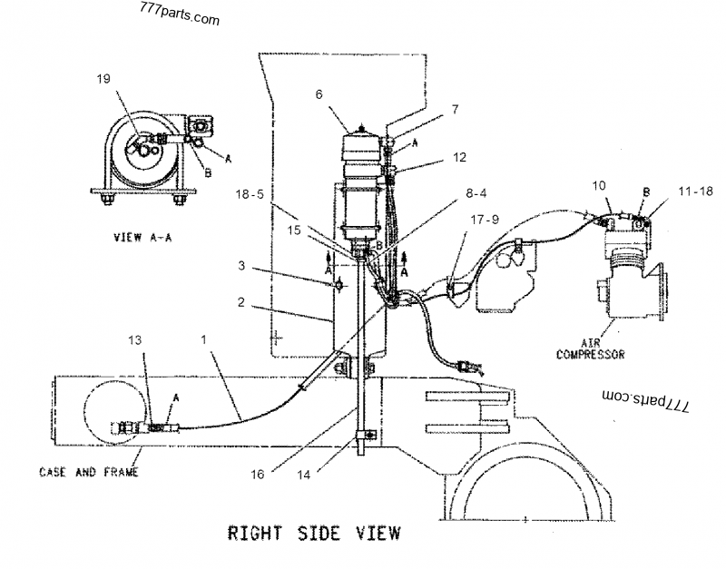 0037030 ELBOW-ADAPTER - Caterpillar spare part | 777parts.com