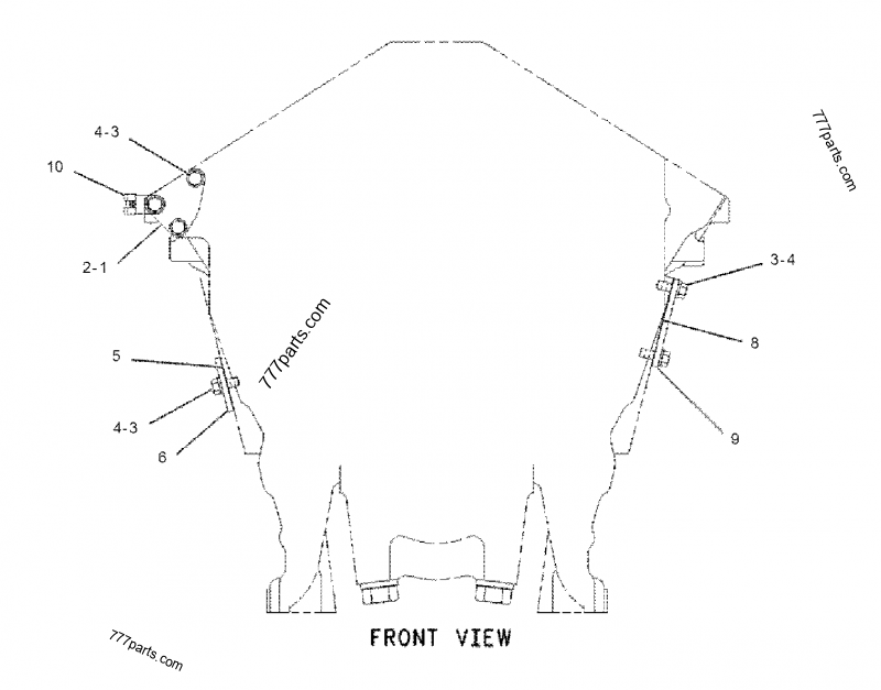 2348937 SEAL-INTEGRAL - Caterpillar spare part | 777parts.com