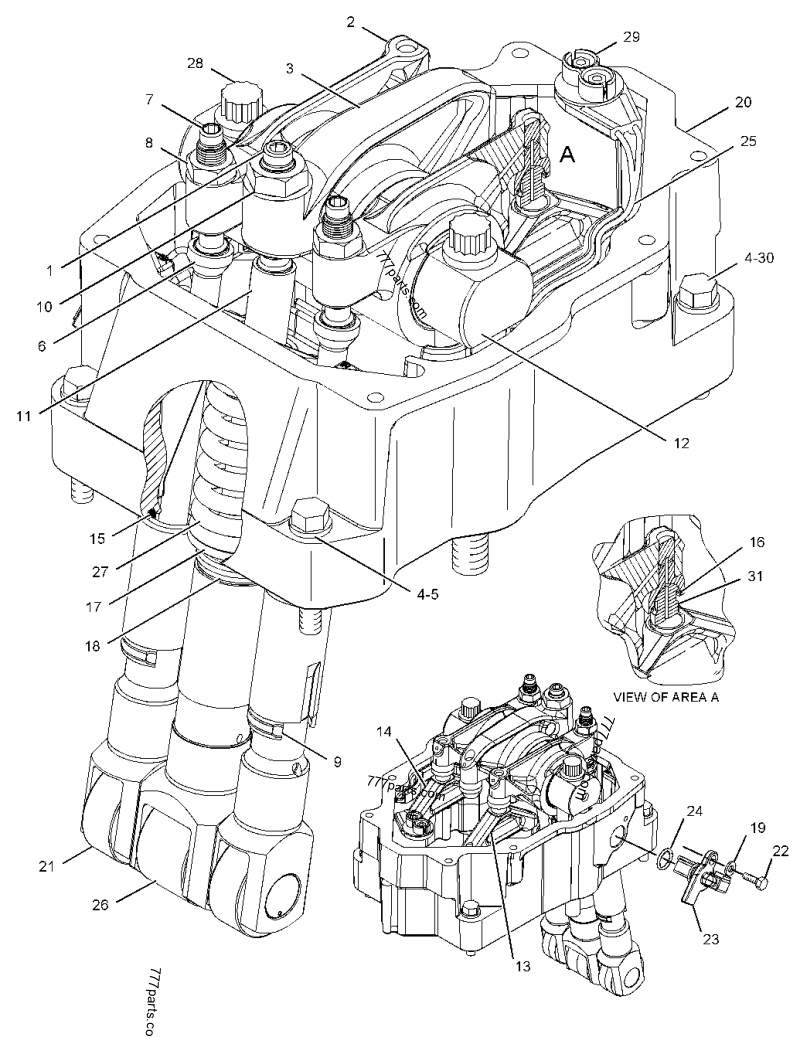 2407032 SEAL - Caterpillar spare part | 777parts.com