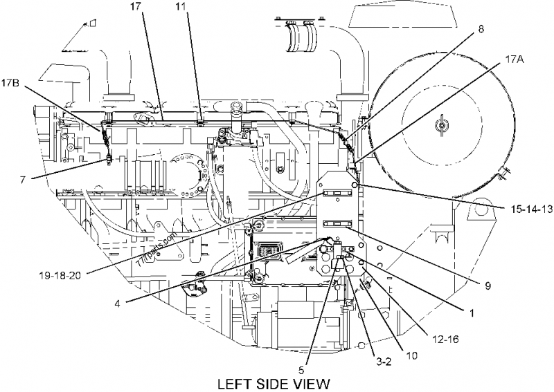 2443702 BRACKET - Caterpillar spare part | 777parts.com