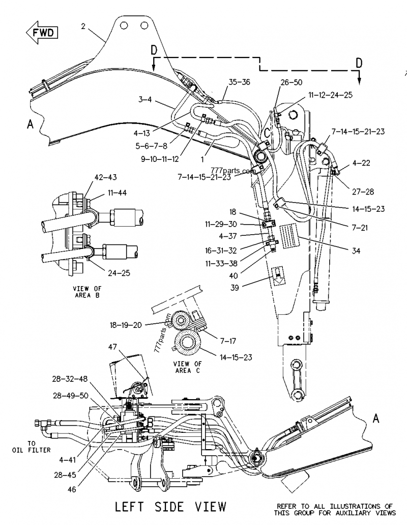 1060406 FITTING - Caterpillar spare part | 777parts.com
