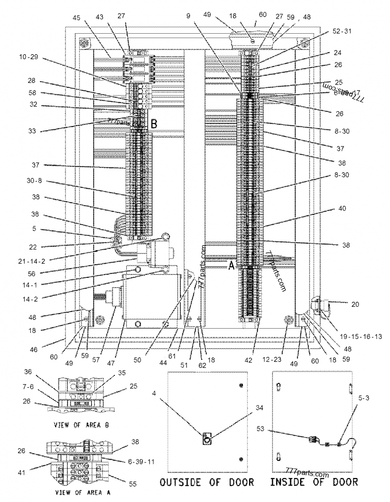 1061826 TERMINAL-SINGLE - Caterpillar spare part | 777parts.com