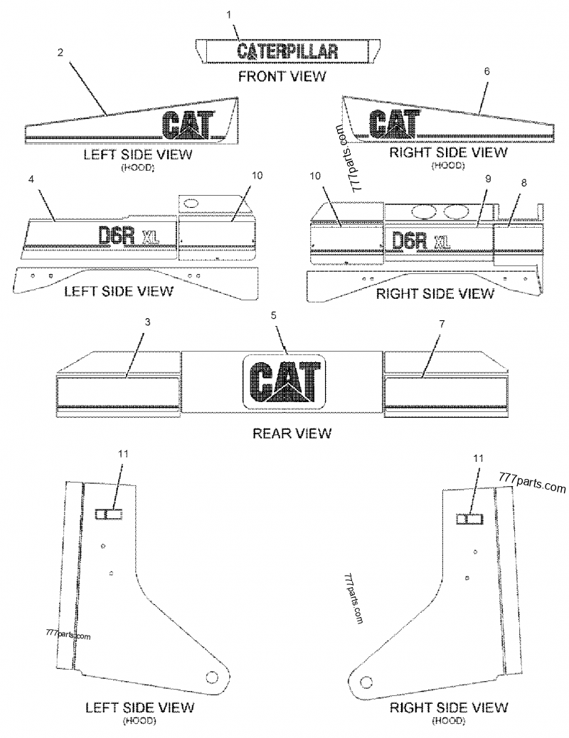 2627787 FILM-STRIPE - Caterpillar spare part | 777parts.com