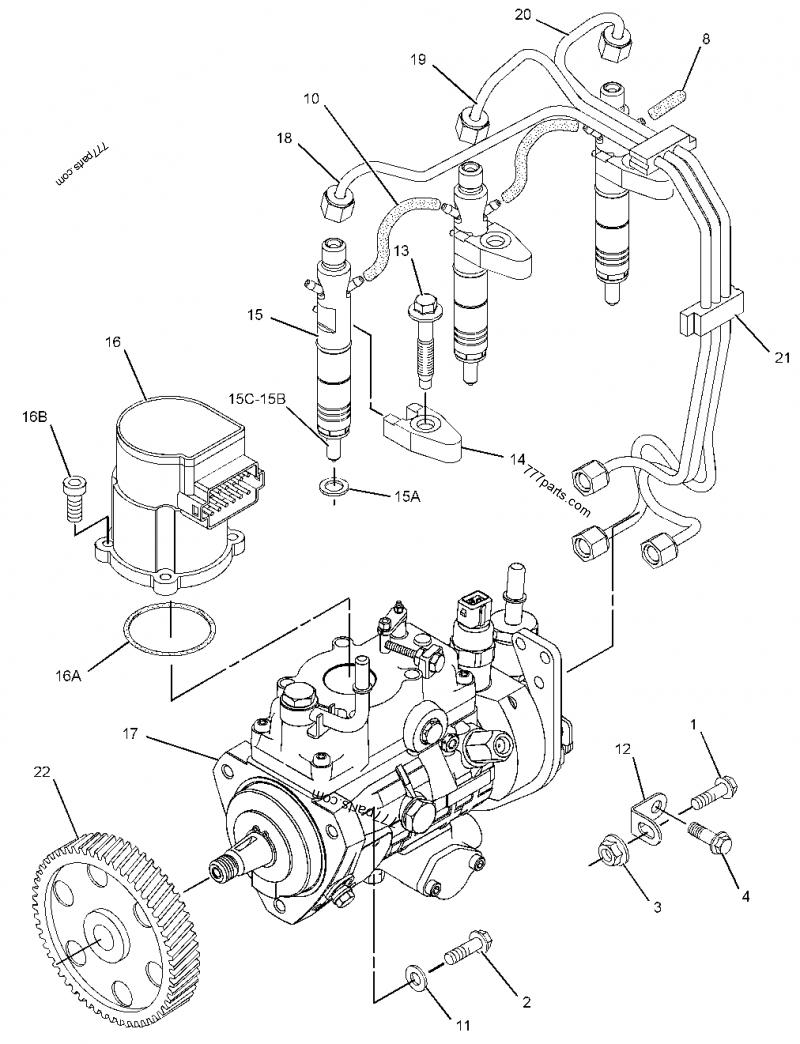 2666830 INJECTOR AS-FUEL - Caterpillar spare part | 777parts.com