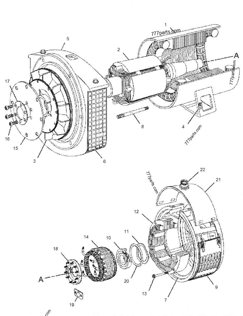 2683597 GENERATOR AR - Caterpillar spare part | 777parts.com