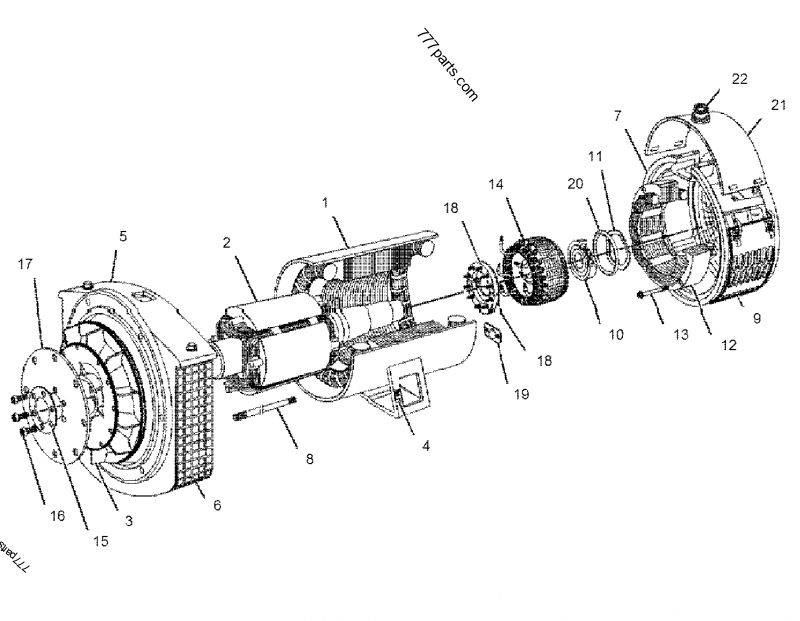2703015 GENERATOR GROUP - Caterpillar spare part | 777parts.com