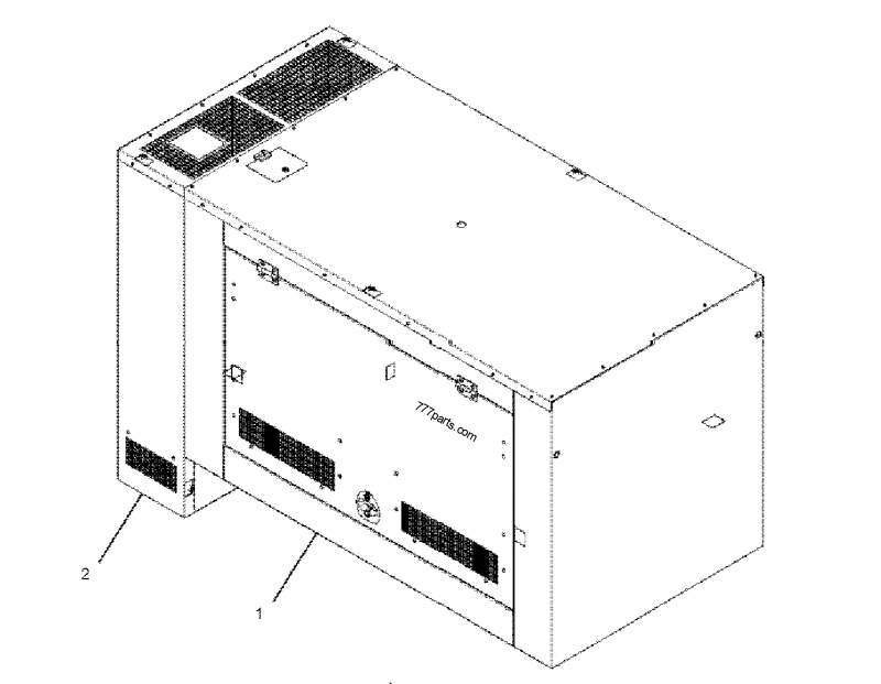 2718294 ENCLOSURE GROUP-GENERATOR - Caterpillar spare part | 777parts.com