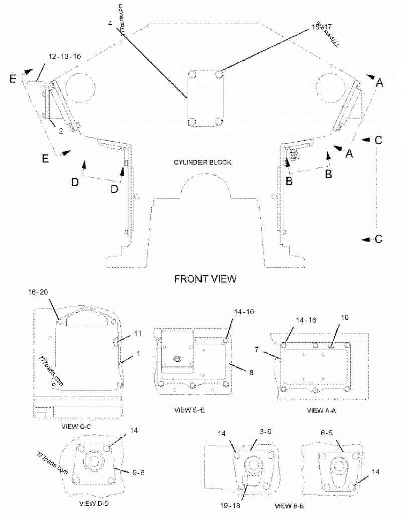 2720758 SEAL - Caterpillar spare part | 777parts.com