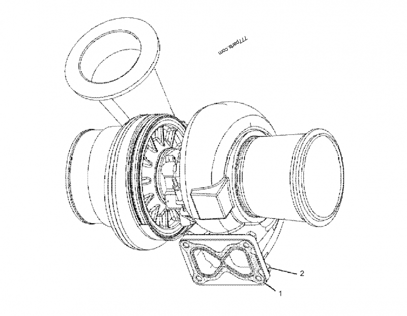 2746851 GASKET-TURBOCHARGER - Caterpillar spare part | 777parts.com