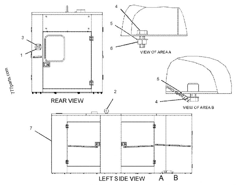 2752209 ENCLOSURE GROUP-GENERATOR - Caterpillar spare part | 777parts.com