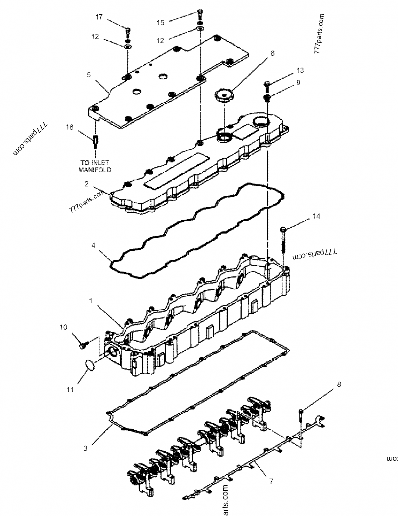 2941703 COVER-ROCKER - Caterpillar spare part | 777parts.com