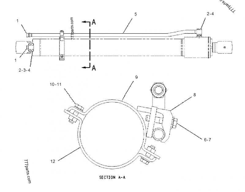 1095816 ELBOW - Caterpillar spare part | 777parts.com