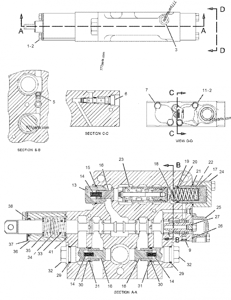 2D0598 SEAL-O-RING - Caterpillar spare part | 777parts.com
