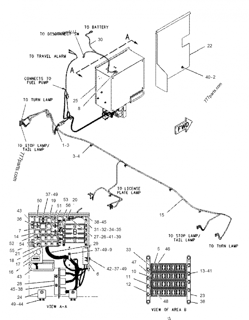 1112479 HOLDER-FUSE - Caterpillar spare part | 777parts.com