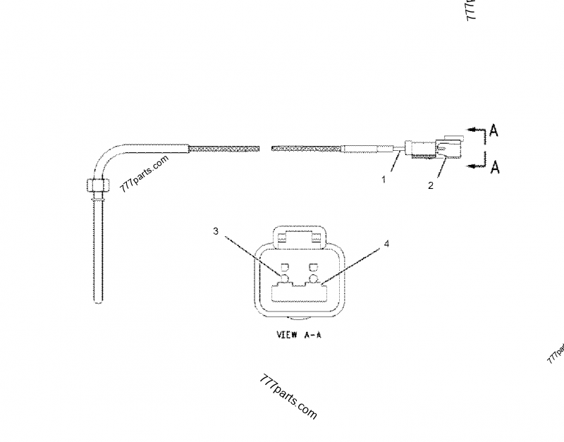 1141653 THERMOCOUPLE - Caterpillar spare part | 777parts.com