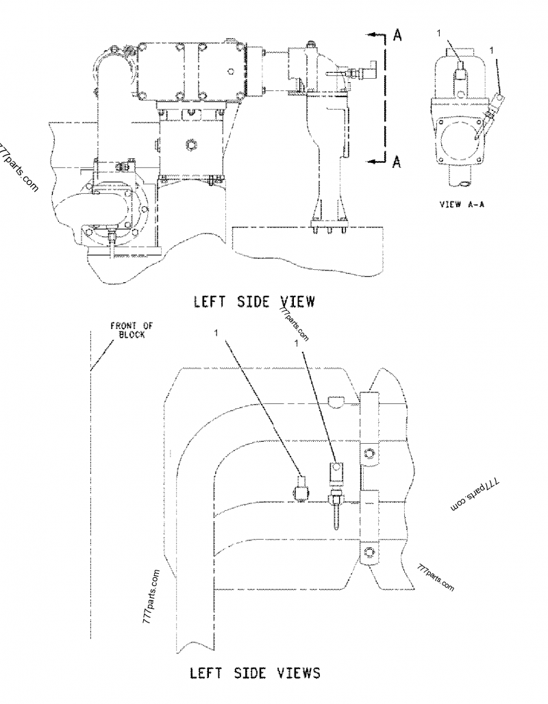 1141653 THERMOCOUPLE - Caterpillar spare part | 777parts.com