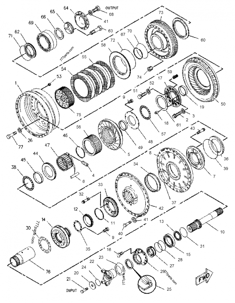 3S0142 RING-SEAL - Caterpillar spare part | 777parts.com
