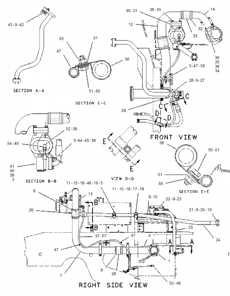 4E4333 ADAPTER - Caterpillar spare part | 777parts.com