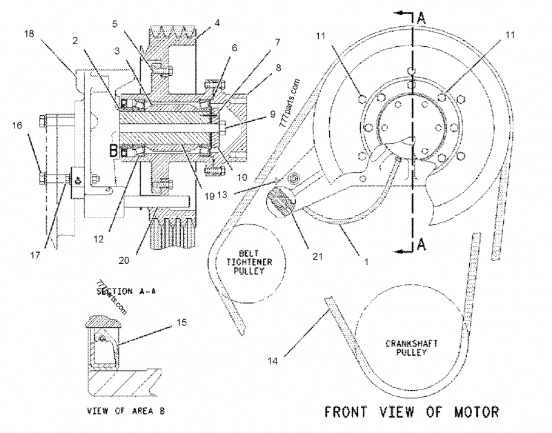 1150775 ADAPTER - Caterpillar spare part | 777parts.com