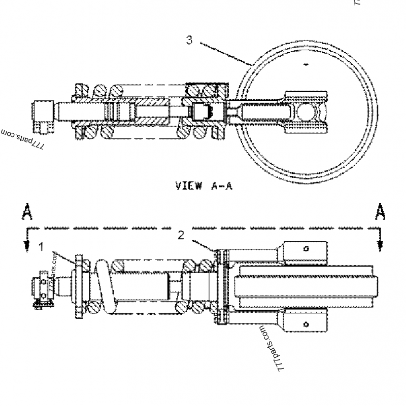 1156337 IDLER GROUP-FRONT - Caterpillar spare part | 777parts.com